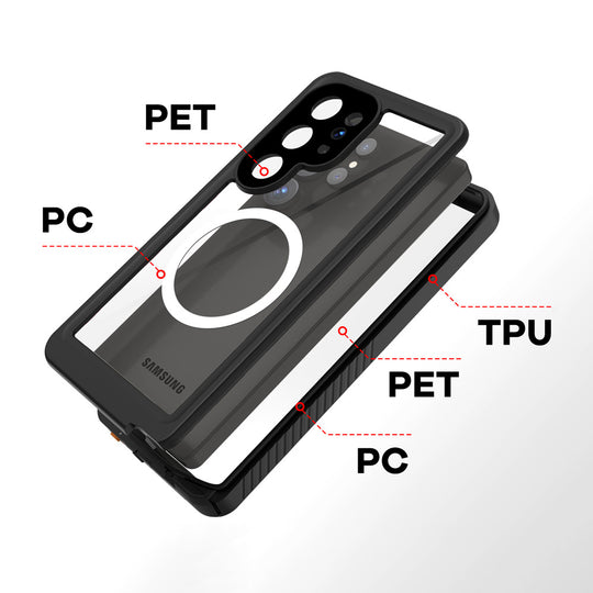 Galaxy S25 / S25+ / S25 Ultra smartphones Waterproof / Shockproof Case with mounting solutions ...