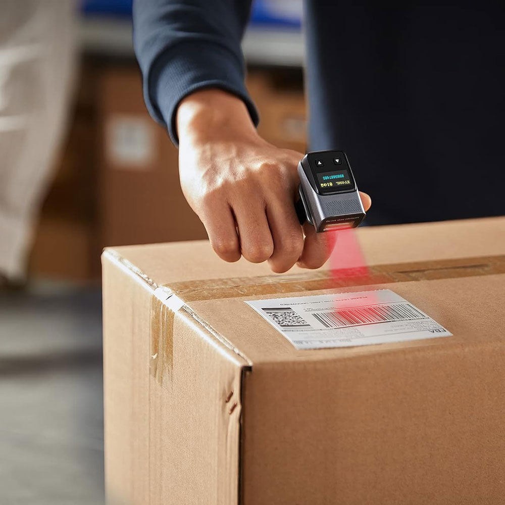 BRS-BT03 | Bluetooth Ring Barcode Scanner | 1D 2D QR Code – ARMOR-X