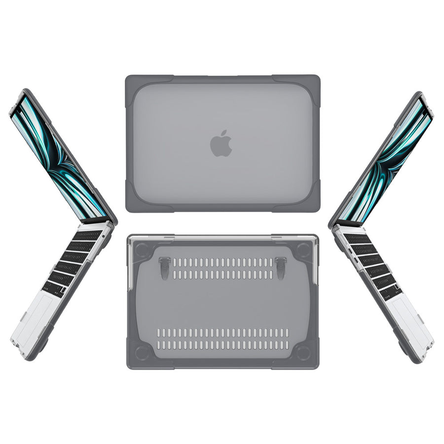 CVR-MB-NEO-GY | MacBook Neo (A3404) | Heavy Duty Slim Hard Shell Dual ...