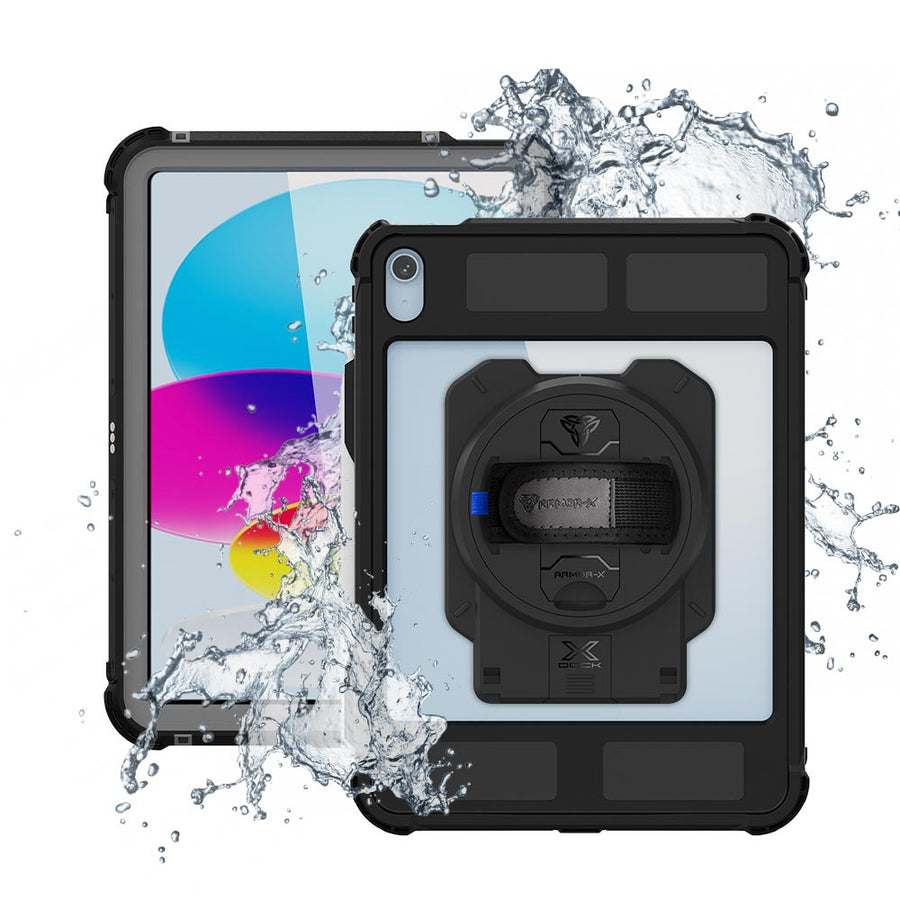 Apple iPad 10.9 (10th Gen.) Waterproof / Shockproof Case with mounting ...