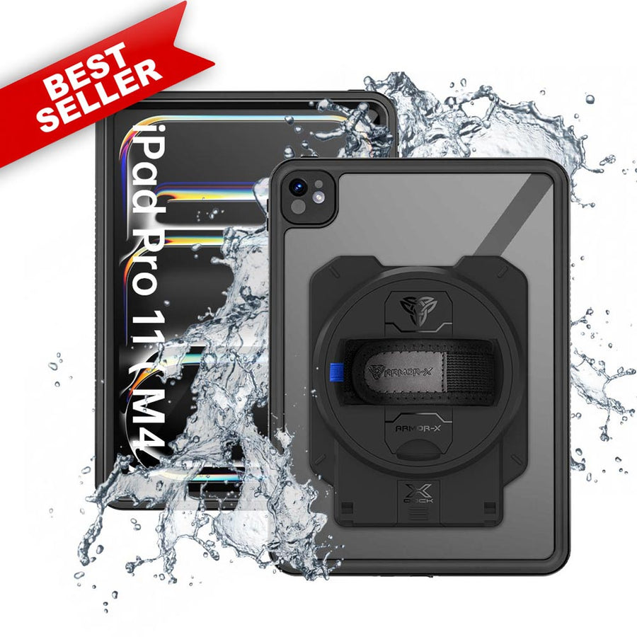 iPad Pro 11 (M4) / (M5) Waterproof / Shockproof Case with mounting ...