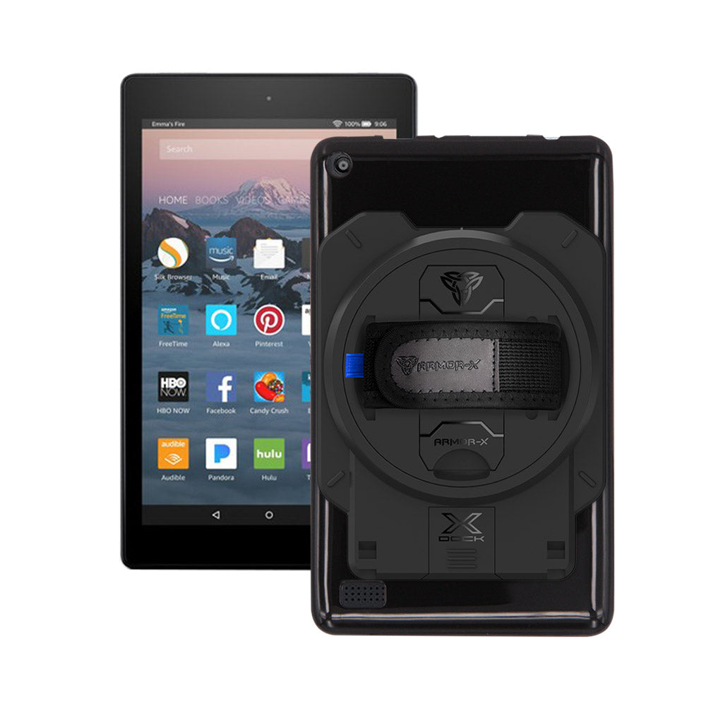 PAN-AZ02 | Amazon Fire 7 2017 | Shockproof Case With X-DOCK Modular Ec ...