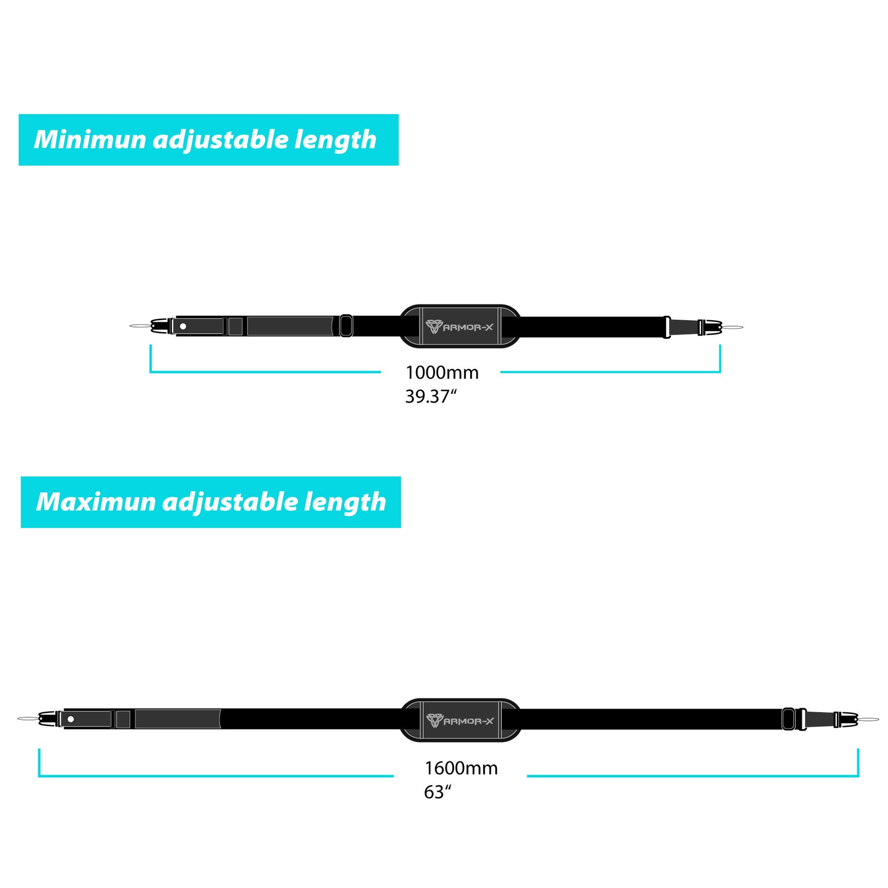 PT-CA3 | Breakaway Clip Safety Shoulder Strap with Shoulder Pad & Pen ...