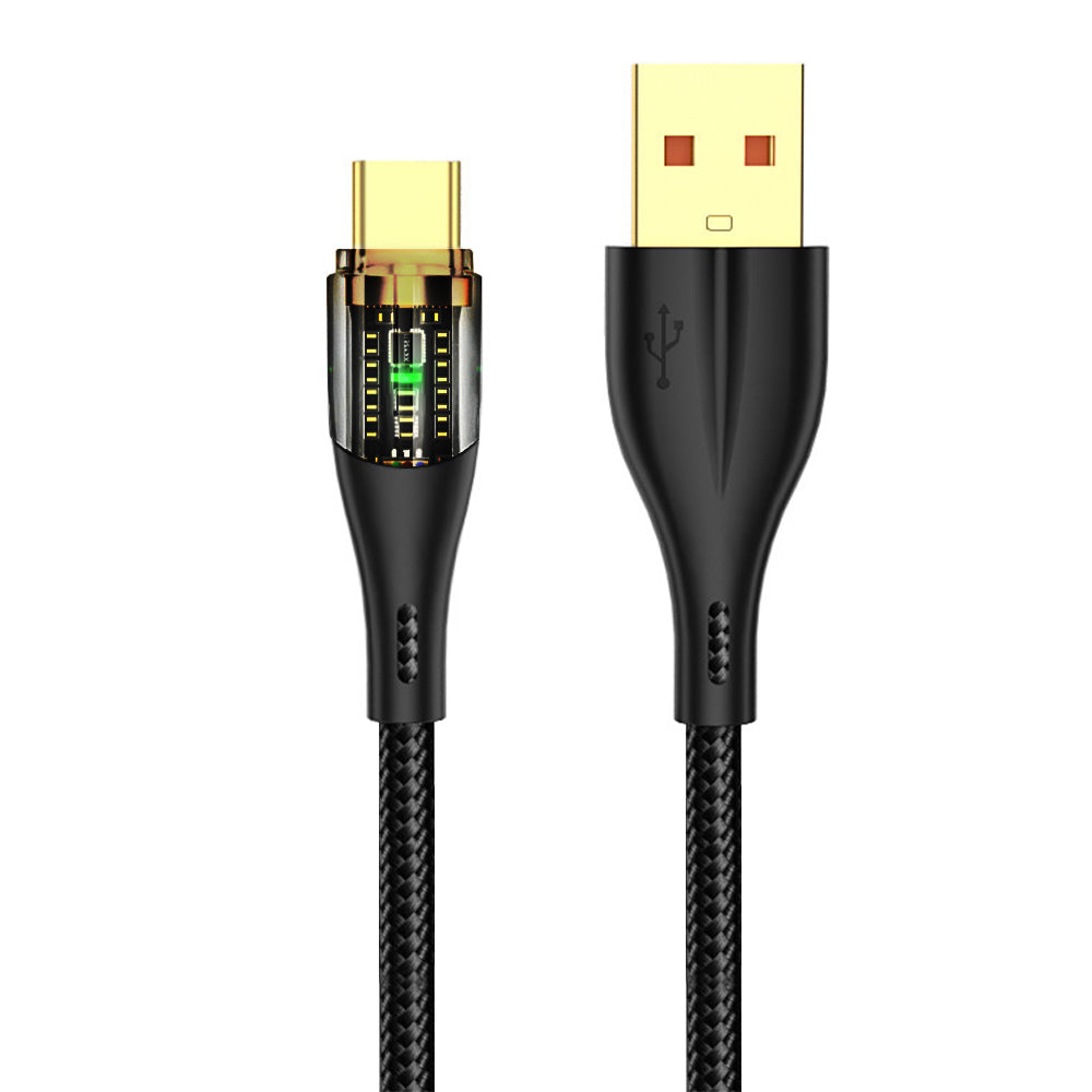 PWR-CD04 | 1.35 Meter ( 4.43ft ) Transparent Data Cable | USB to TYPE ...
