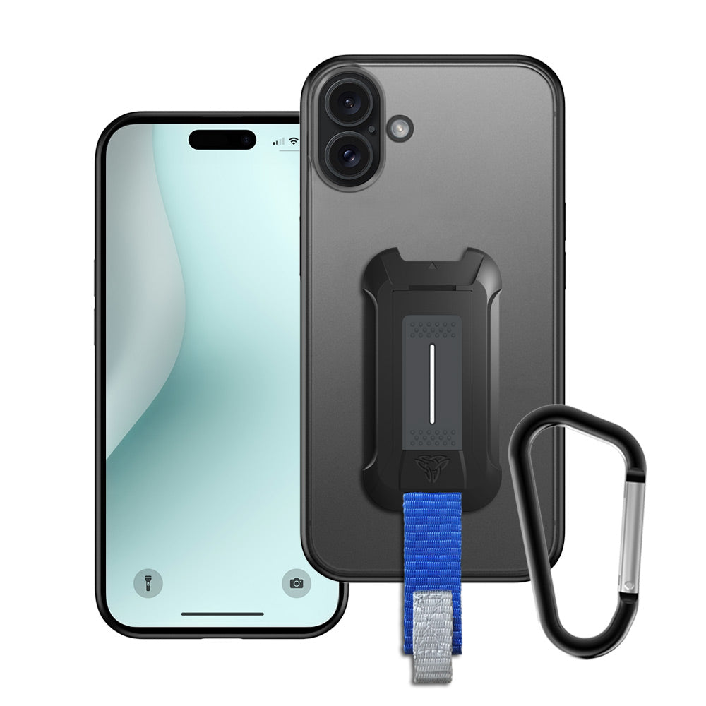 SX-IPH-16 | iPhone 16 | Shockproof Case w/ X-Mount & Carabiner – ARMOR-X