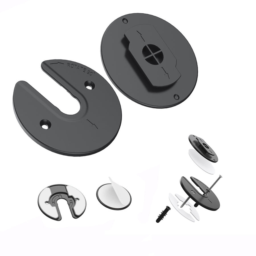 UNM-WL01 | Universal Wall Mount Adjustable 90 Degrees Rotating Fit for ...