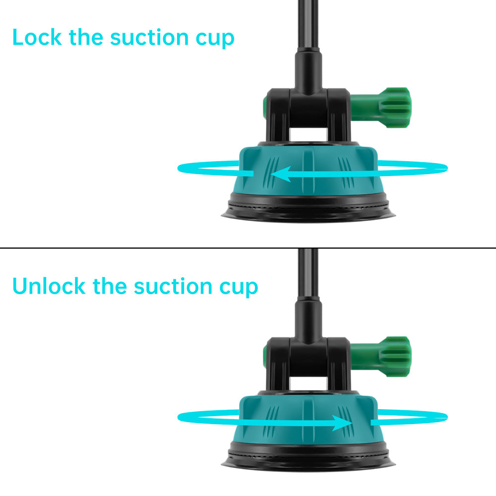 X183K | Truck / Work Van / Bus Dashboard Extra Long Suction Cup Car Mo ...