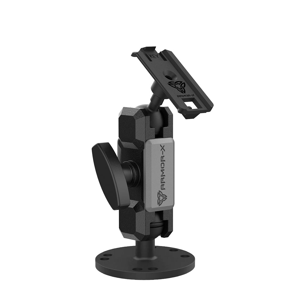 P22K | Heavy-Duty 2.5" round plate AMPS Mount | ONE-LOCK for Phone ...