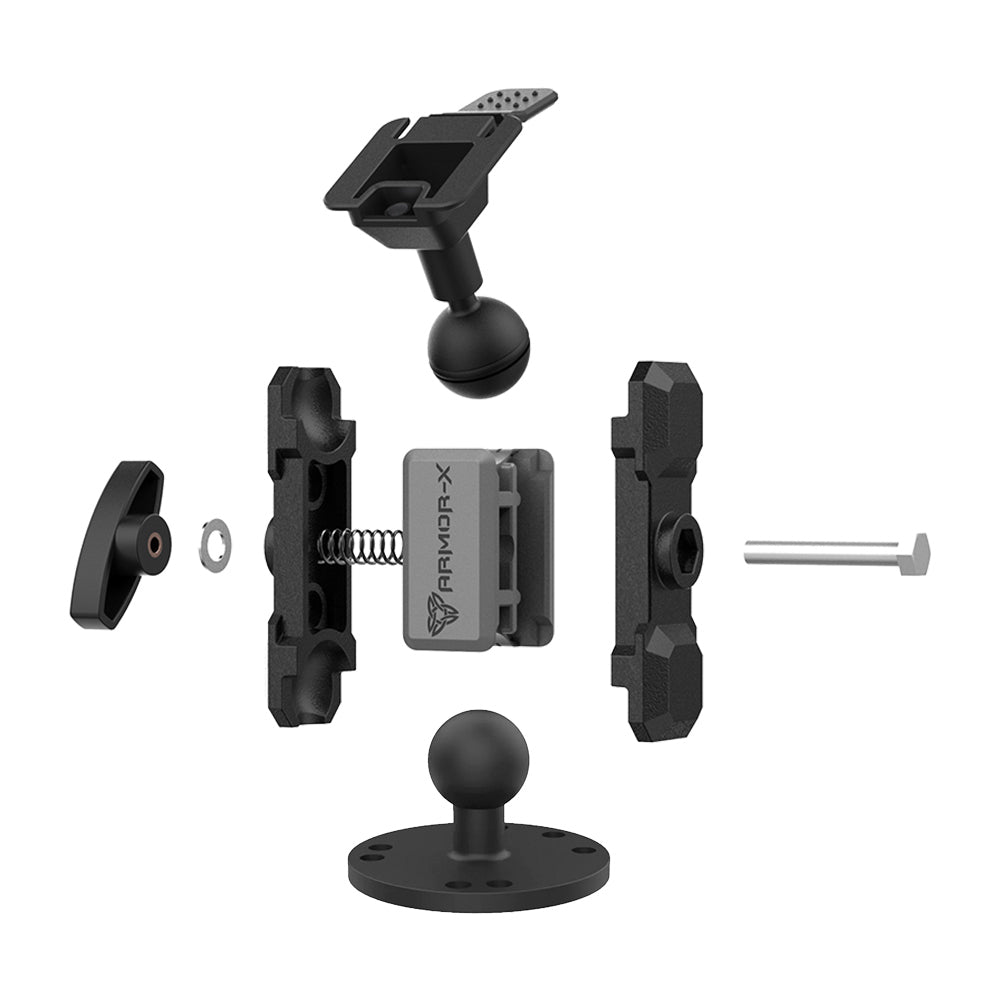 P22T | Heavy-Duty 2.5" Round Plate AMPS Mount | ONE-LOCK for Tablet ...