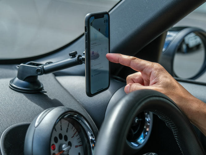 X183K | Truck / Work Van / Bus Dashboard Extra Long Suction Cup Car Mo ...