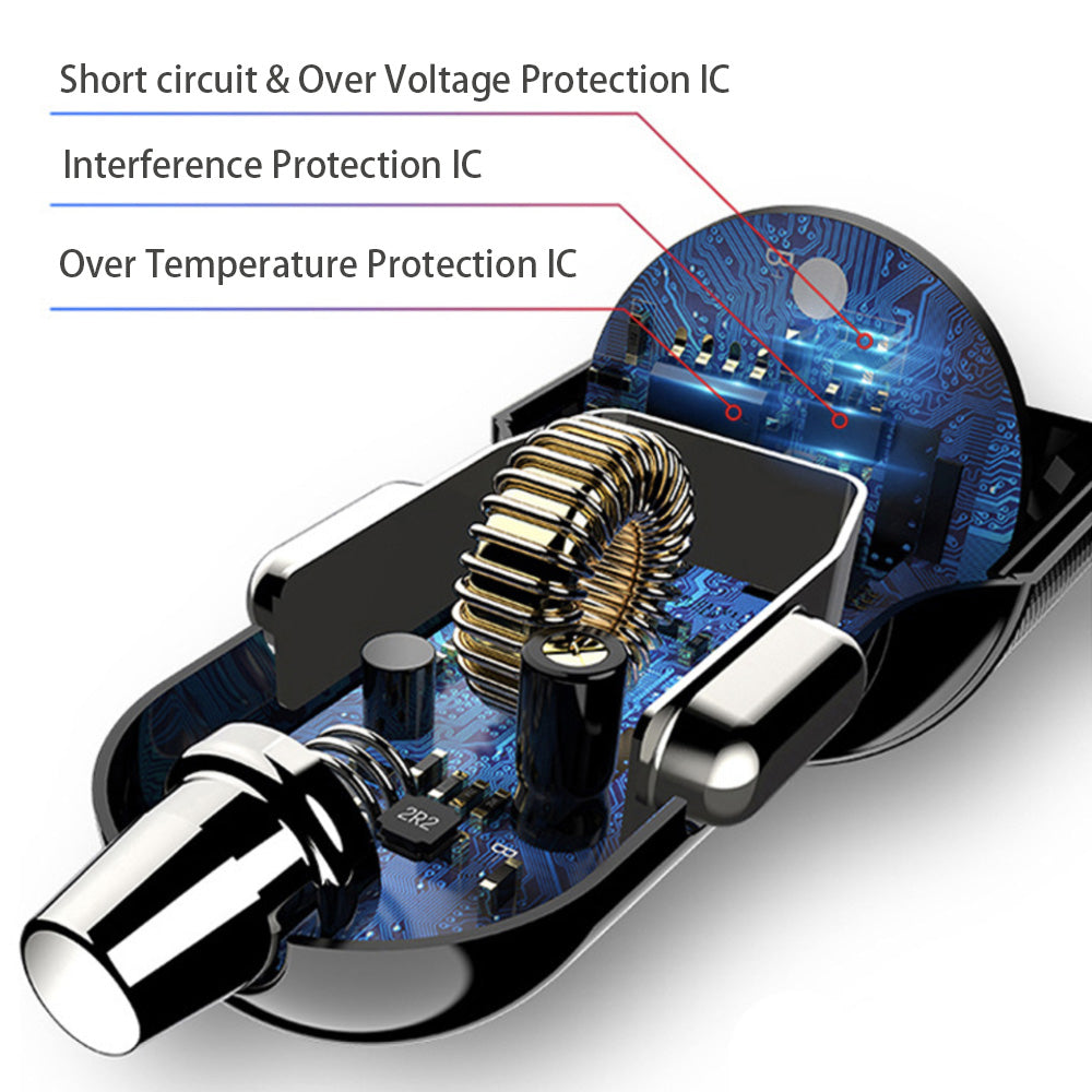 CHR-C3 | Smart Car Charger | Dual Port QC3.0 - PD - USB – ARMOR-X